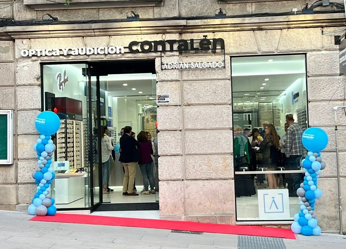 Adrián Salgado culmina la transformación del centro de Ópticas Contalén ...